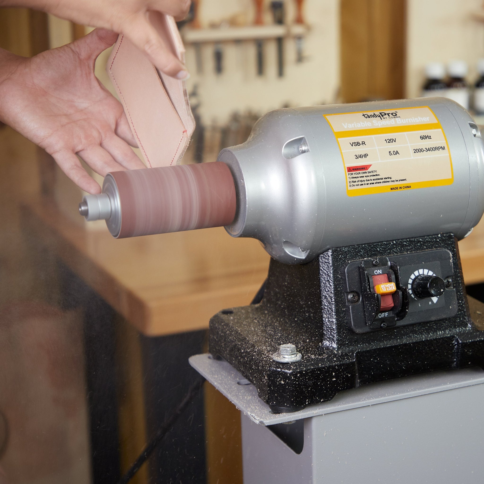 Burnishing Machines — Tandy Leather Canada