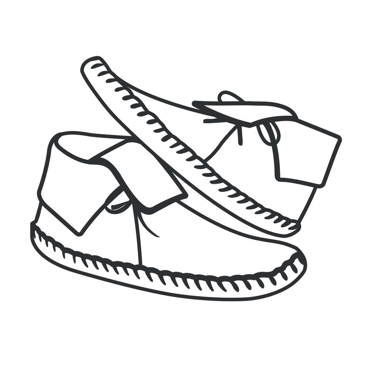 Canyon Moccasin Paper Pattern — Tandy Leather Canada