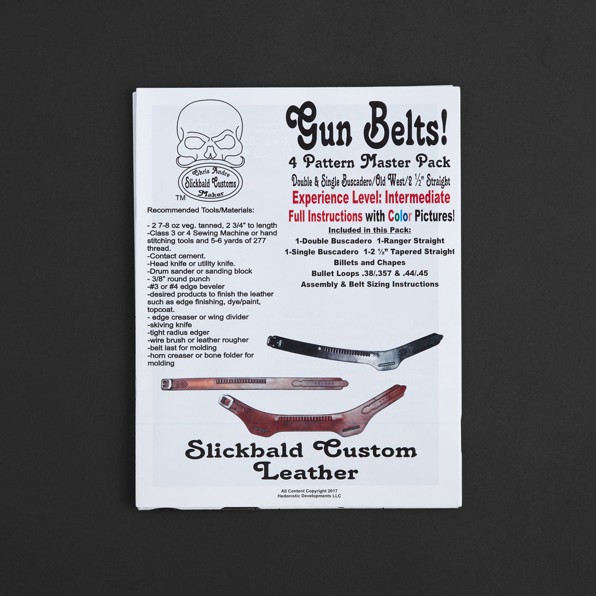 Slickbald The Gun Belts Pattern Pack — Tandy Leather Canada