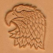 Eagle Head Craftool® 3-D Stamp Left Facing - FINAL SALE — Tandy Leather ...