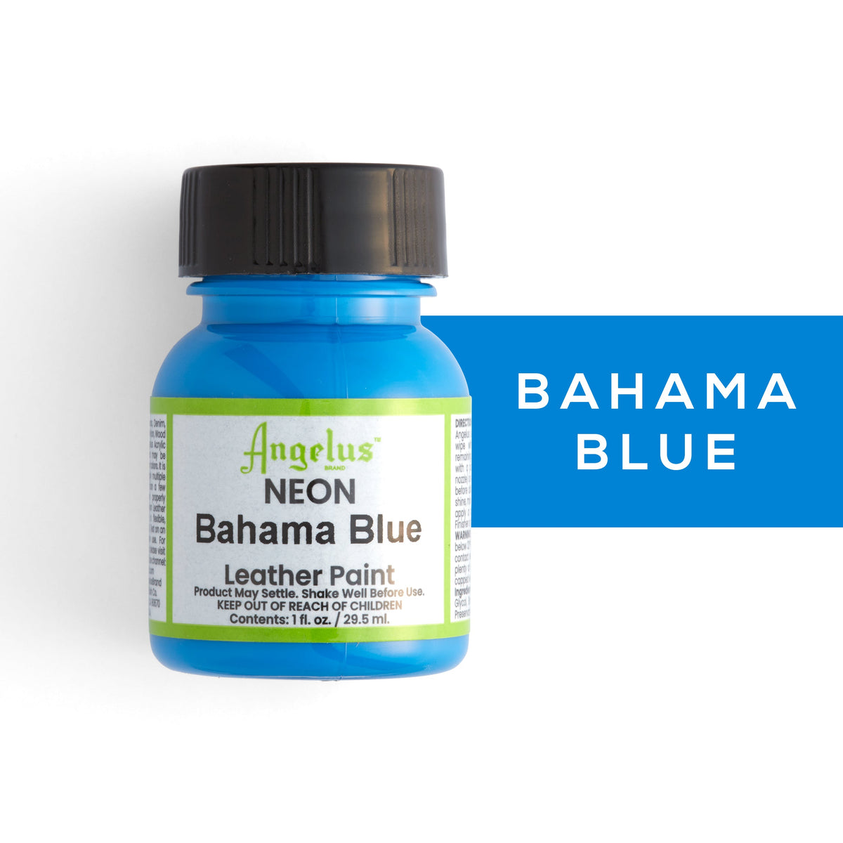Angelus Bahama Blue Neon Leather Paint 1 fl. oz. - FINAL SALE — Tandy ...