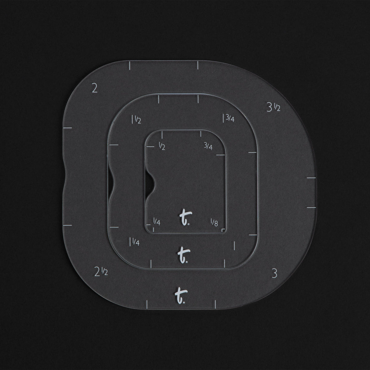 Nesting Radius Cards Acrylic Template — Tandy Leather Canada