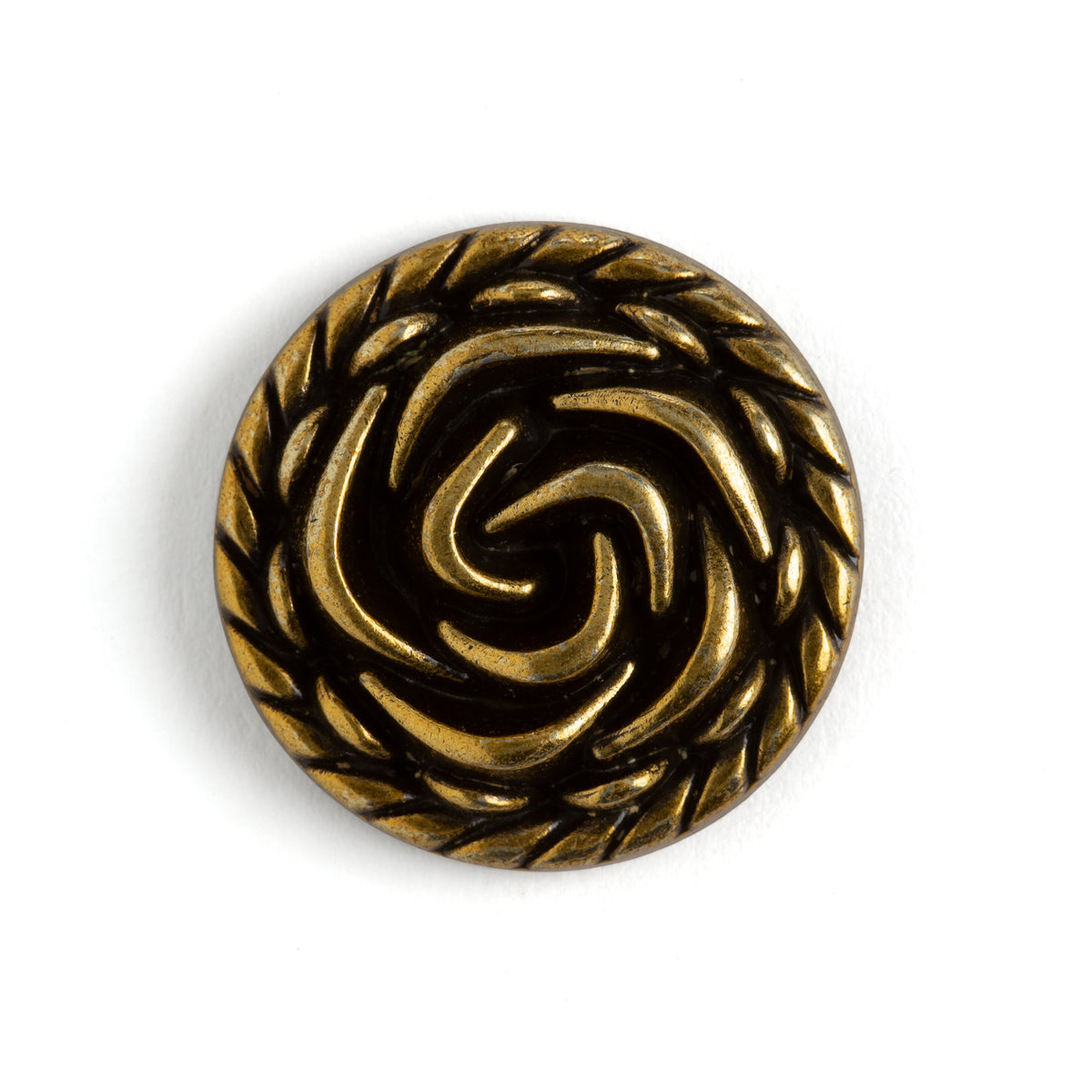 Antique Gold Rose Concho — Tandy Leather Canada